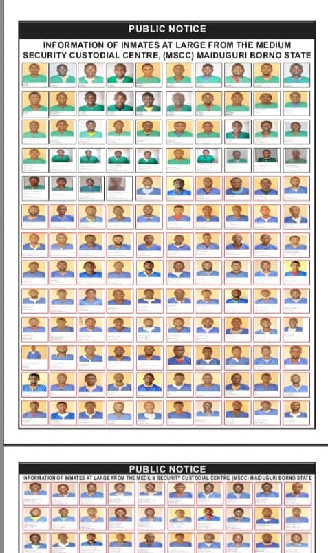 281 inmates escaped during Borno flooding – Nigerian Correctional ... 281 inmates escaped during Borno flooding – Nigerian Correctional ...